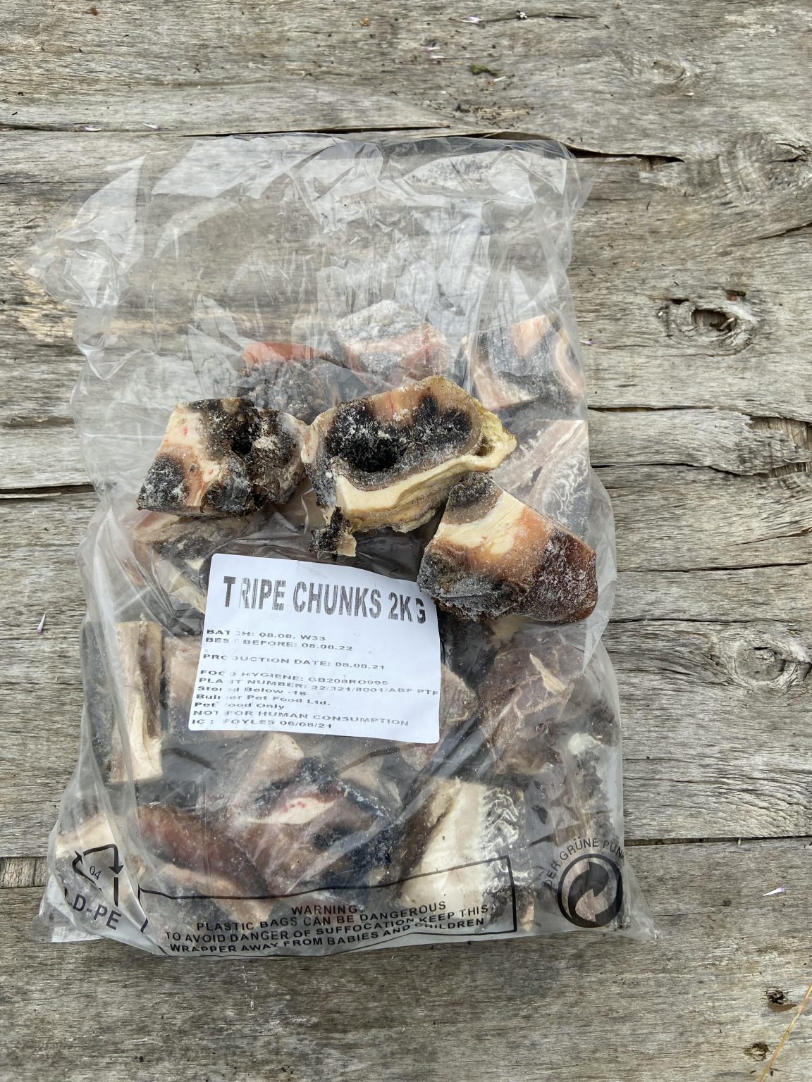 Tripe Chunks – Bulmer Pet Foods